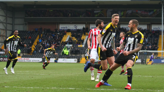 Notts Lead First Minute Thanks Jon Editorial Stock Photo - Stock Image ...
