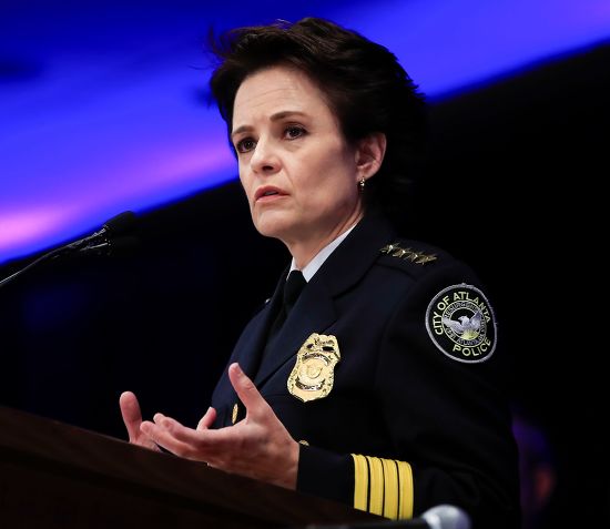 Atlanta Chief Police Erika Shields Speaks Editorial Stock Photo - Stock ...