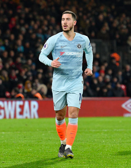 Eden Hazard 10 Chelsea During Premier Editorial Stock Photo - Stock ...