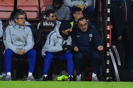 Chelsea Assistant Manager Gianfranco Zola Chats Editorial Stock Photo ...