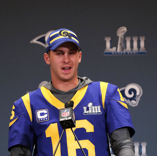 Jared Goff Quarterback Los Angeles Rams Editorial Stock Photo - Stock ...