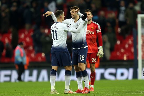 Fernando Llorente Tottenham Hotspur Celebrates Victory Editorial Stock ...