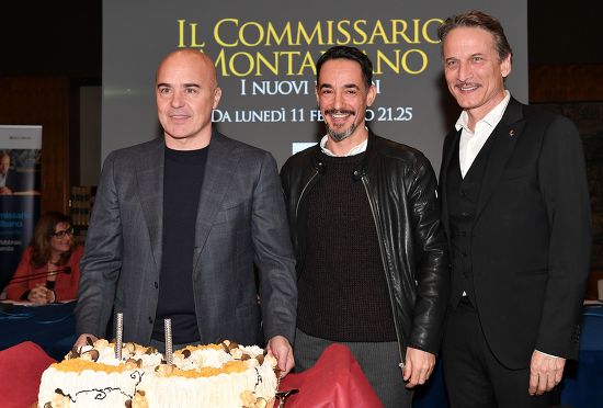 Luca Zingaretti Peppino Mazzotta Cesare Bocci Editorial Stock Photo ...