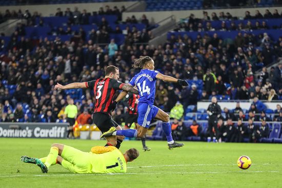 Bobby Reid Cardiff City Scores His Editorial Stock Photo - Stock Image ...
