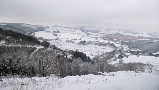 View Across Exmoor Raleighs Cross Editorial Stock Photo - Stock Image ...