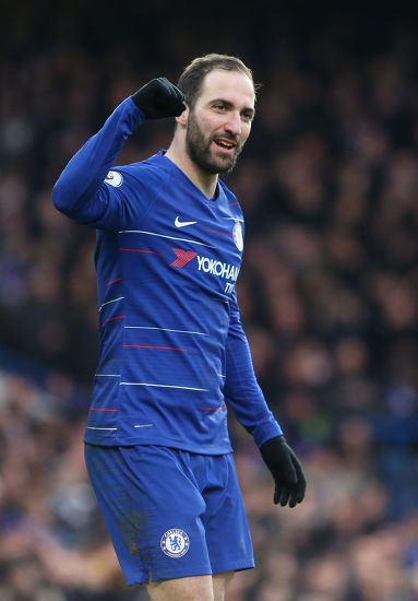 Gonzalo Higuain Chelsea Celebrates Their 4th Editorial Stock Photo ...