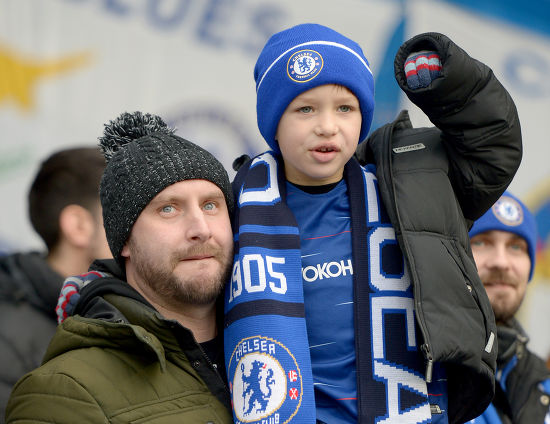 Young Chelsea Supporter His Father Before Editorial Stock Photo - Stock ...
