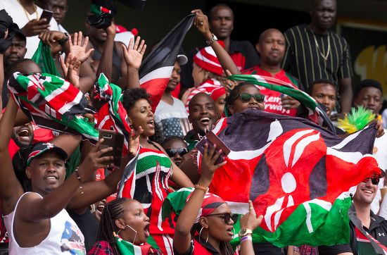 Kenya Fans During Sydney 7s Spotless Editorial Stock Photo - Stock ...