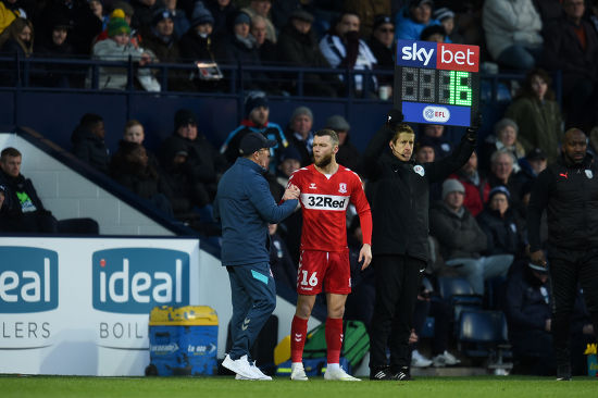 Tony Pulis Manager Middlesbrough Shakes Hands Editorial Stock Photo ...