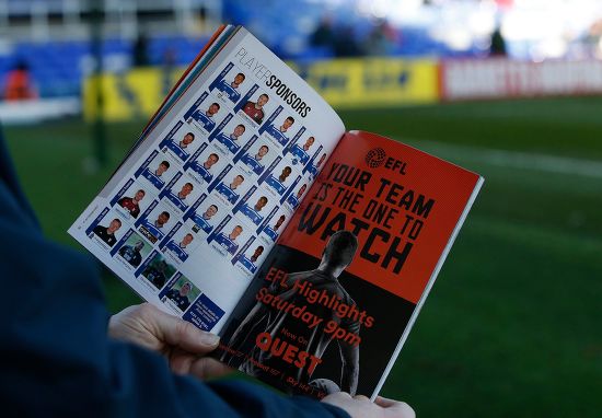 Match Day Program Editorial Stock Photo - Stock Image | Shutterstock