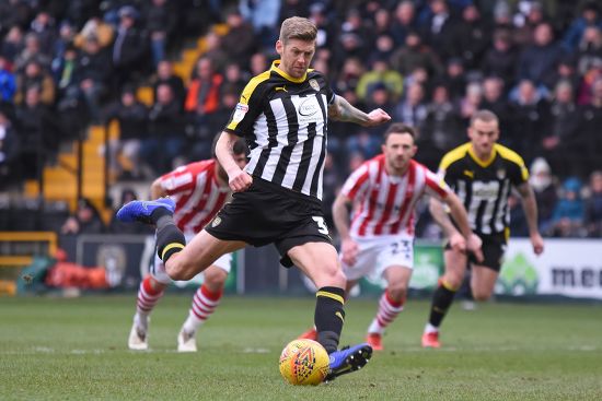 Notts County Forward Jonathan Stead 30 Editorial Stock Photo - Stock ...