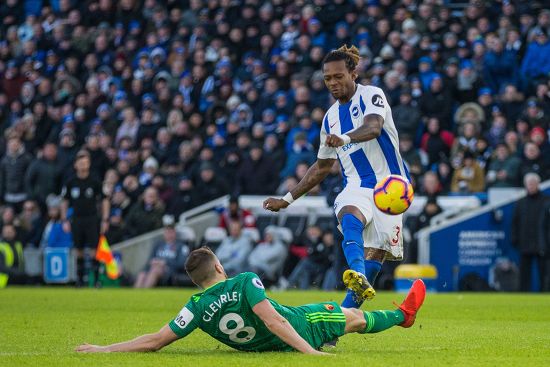 Gaetan Bong Brighton Attempt Goal Tom Editorial Stock Photo - Stock ...