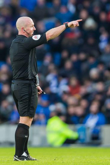Simon Hooper Referee During Premier League Editorial Stock Photo ...