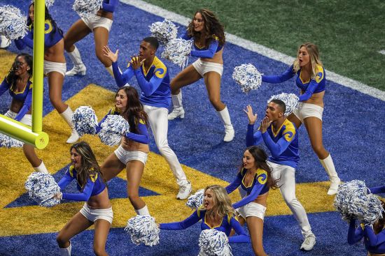 Los Angeles Rams Cheerleaders Quinton Peron Editorial Stock Photo ...