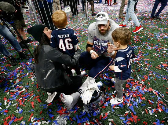 New England Patriots Fullback James Develin Editorial Stock Photo ...
