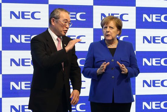 Angela Merkel Chairman Board Nec Corp Editorial Stock Photo - Stock ...