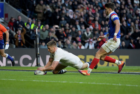 Englands Owen Farrell Scores Try Kick Editorial Stock Photo - Stock ...