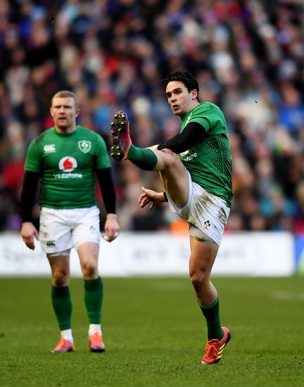Joey Carbery Ireland Kicks Touch Editorial Stock Photo - Stock Image ...