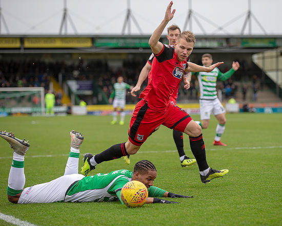 Rhys Browne Yeovil Town Sebastian Ring Editorial Stock Photo - Stock ...