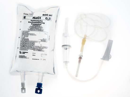 Isotonic Saline Solution Half Litre Infusion Editorial Stock Photo ...