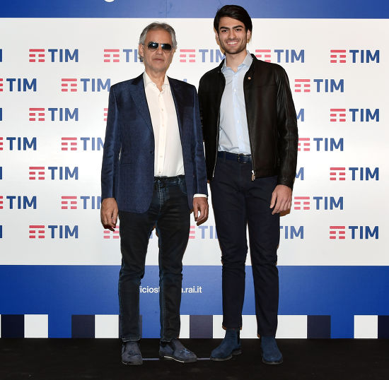 Andrea Bocelli Matteo Bocelli - Foto de stock de contenido editorial ...