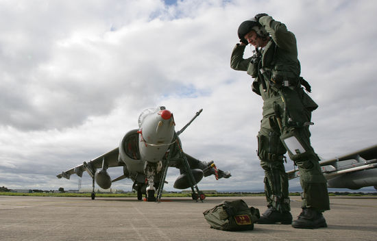 Flight Lieutenant Andy Chisholm Prepares Get Editorial Stock Photo ...
