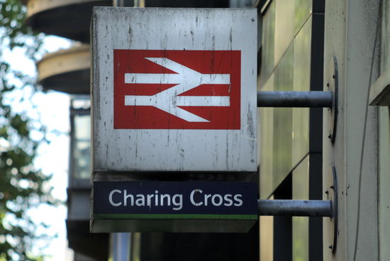 Charing Cross Station Sign London England Editorial Stock Photo - Stock ...
