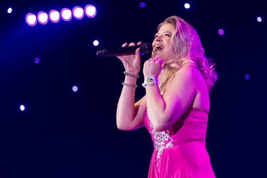 Swiss Schlager Folk Music Singer Monique Editorial Stock Photo - Stock ...