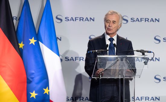 Philippe Petitcolin Ceo Safran French Hightechnology Editorial Stock ...