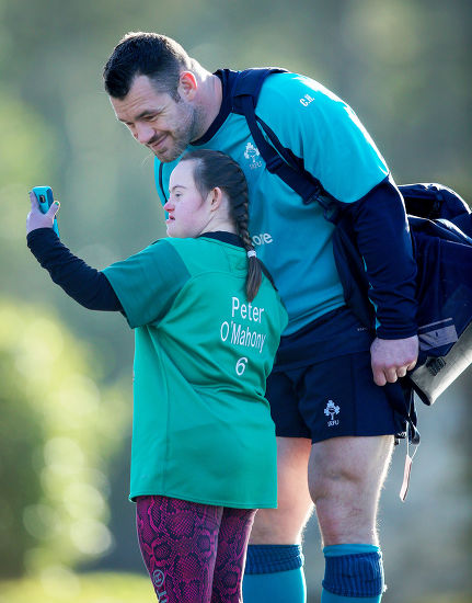 Cian Healy Ireland Fan Jennifer Malone Editorial Stock Photo - Stock ...