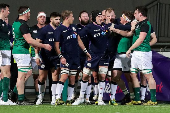 Ireland Clubs Vs Scotland Clubs Tempers Editorial Stock Photo - Stock ...