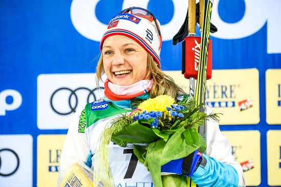 Maiken Caspersen Falla Norway Celebrates On Editorial Stock Photo ...