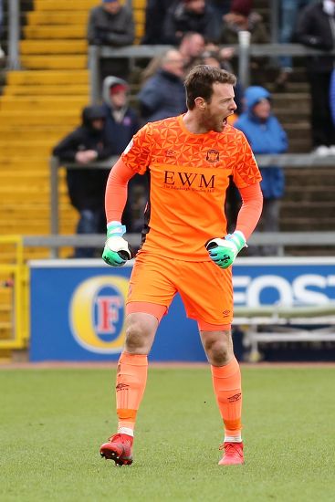 Carlisle United Goalkeeper Adam Collin 30 Editorial Stock Photo - Stock ...