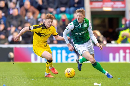 Vykintas Slivka 8 Hibernian Fc Shields Editorial Stock Photo - Stock ...