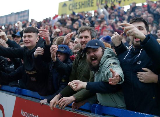 Crewe Fans Celebrate Editorial Stock Photo - Stock Image | Shutterstock