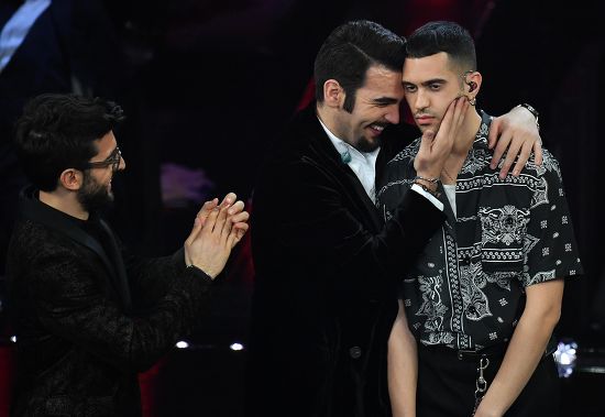 Italian Singer Mahmood R Celebrates His Editorial Stock Photo - Stock ...