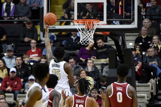 Vanderbilt Commodores Forward Clevon Brown 15 Editorial Stock Photo ...
