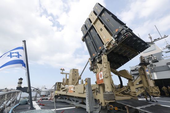 Israeli Naval Iron Dome Defence System Editorial Stock Photo - Stock ...