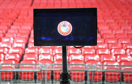 Virtual Assistant Referee Var Screen Displayed Editorial Stock Photo ...