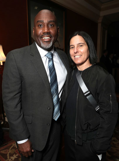 Vernon Sanders Andrea Sperling Attend Amazon Editorial Stock Photo ...