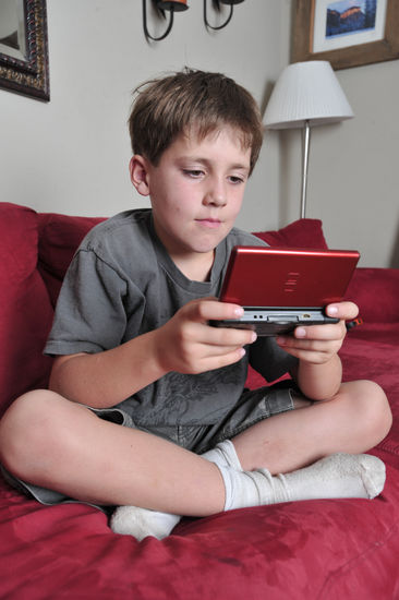 Model Released Boy Playing Nintendo Wii Editorial Stock Photo - Stock ...