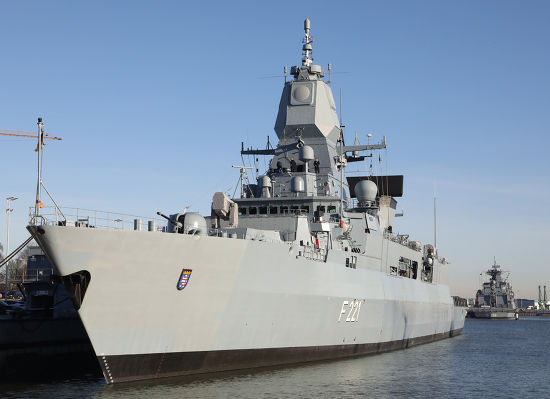 Frigate F221 Hessen German Navy Bundesmarine Editorial Stock Photo ...