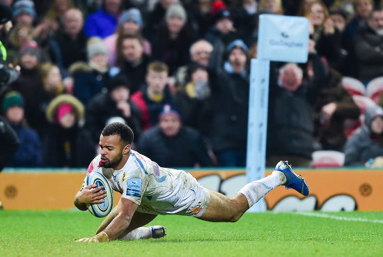 Tom Exeter Chiefs Scores His Sides Editorial Stock Photo - Stock Image ...
