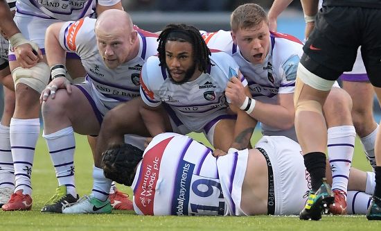 Leicesters Dan Cole Left Kyle Eastmond Editorial Stock Photo - Stock ...
