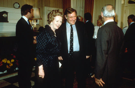 Margaret Thatcher Bernard Ingham Editorial Stock Photo - Stock Image ...