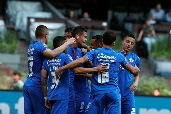 Cruz Azul Players Celebrate After Scoring Editorial Stock Photo - Stock ...