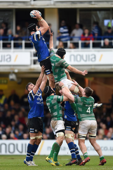 Luke Charteris Bath Rugby Rises High Editorial Stock Photo - Stock ...