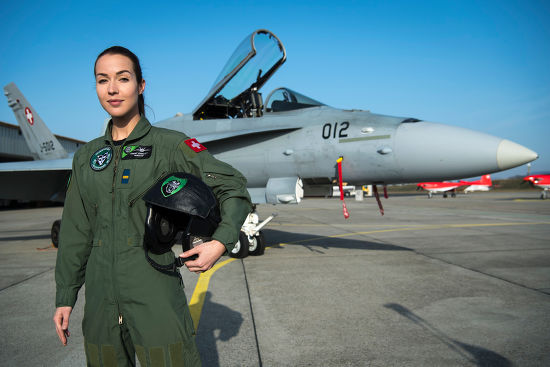 Fanny Chollet First Female Fighter Pilot Editorial Stock Photo - Stock ...