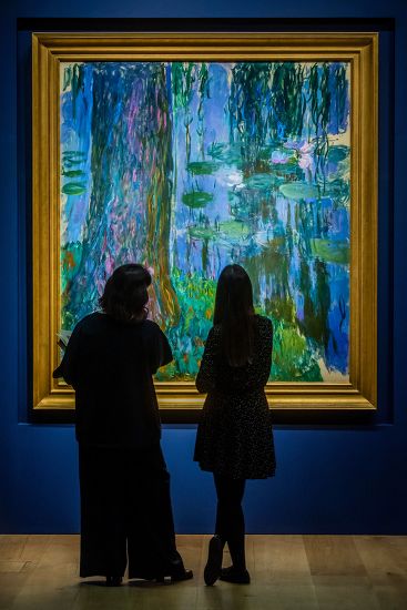 Claude Monet 18401926 Saule Pleureur Et - Foto de stock de contenido ...