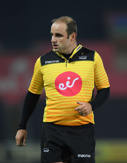 Ospreys Vs Munster Referee Stuart Berry Editorial Stock Photo - Stock ...